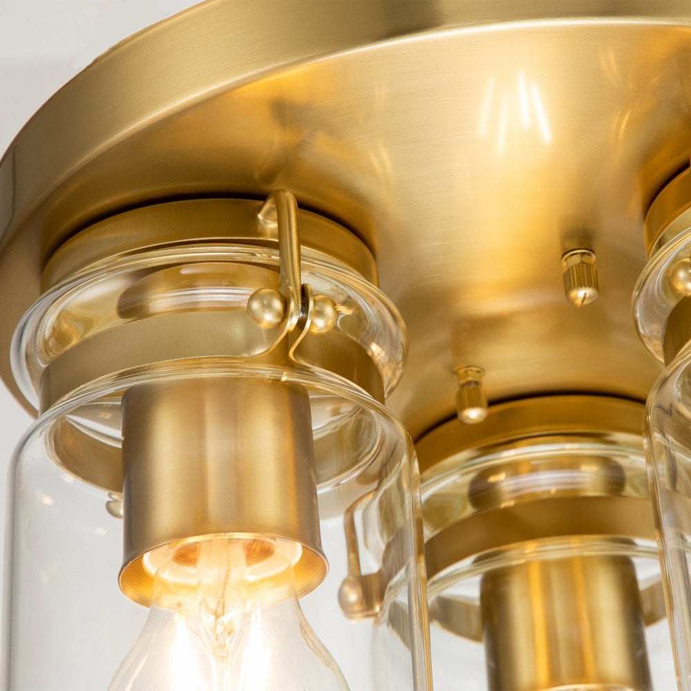 Flush Mount Ceiling Light 3 Bretta 17.75