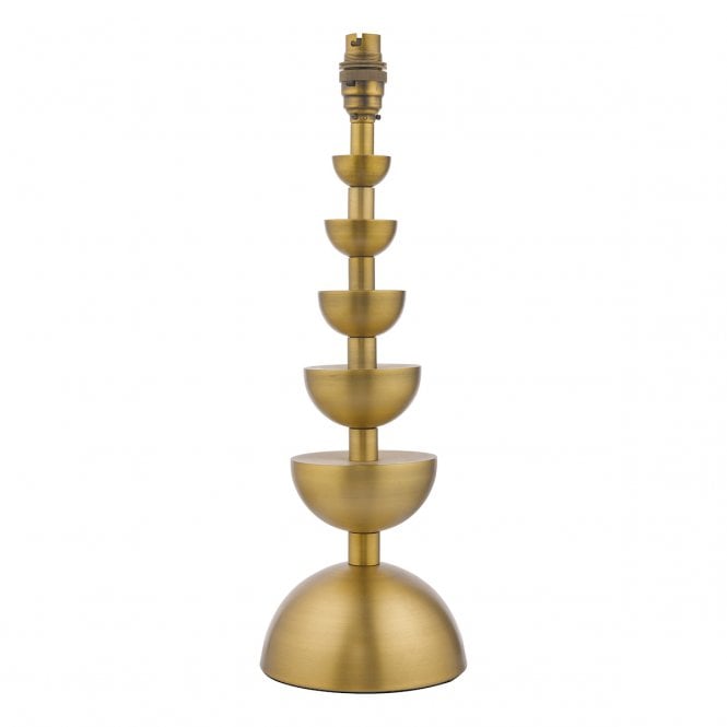 Large Aged Brass Lamp Base Laura Ashley | 1 Light Dimmable | Designer